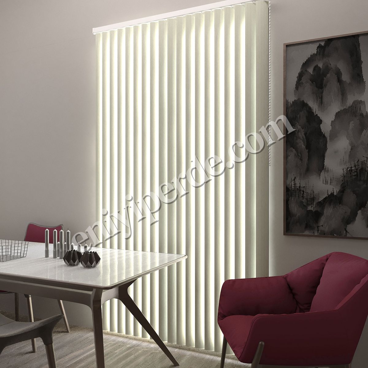 Krem Oluklu PVC Dikey Perde - 10814 Fiyatları, Özellikleri ve Yorumları ...